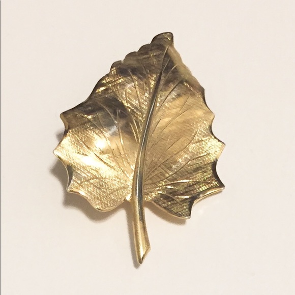 Jewelry | Vintage Leaf Brooch Pin | Poshmark